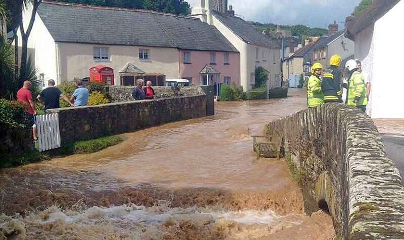 Flooding at The Millbrook Inn | Salcombe Finest